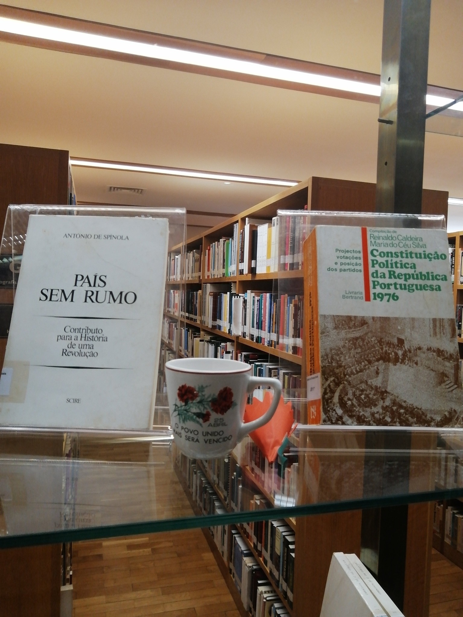 Exposição 50 anos do 25 de Abril na Biblioteca ICS ULisboa | ICS