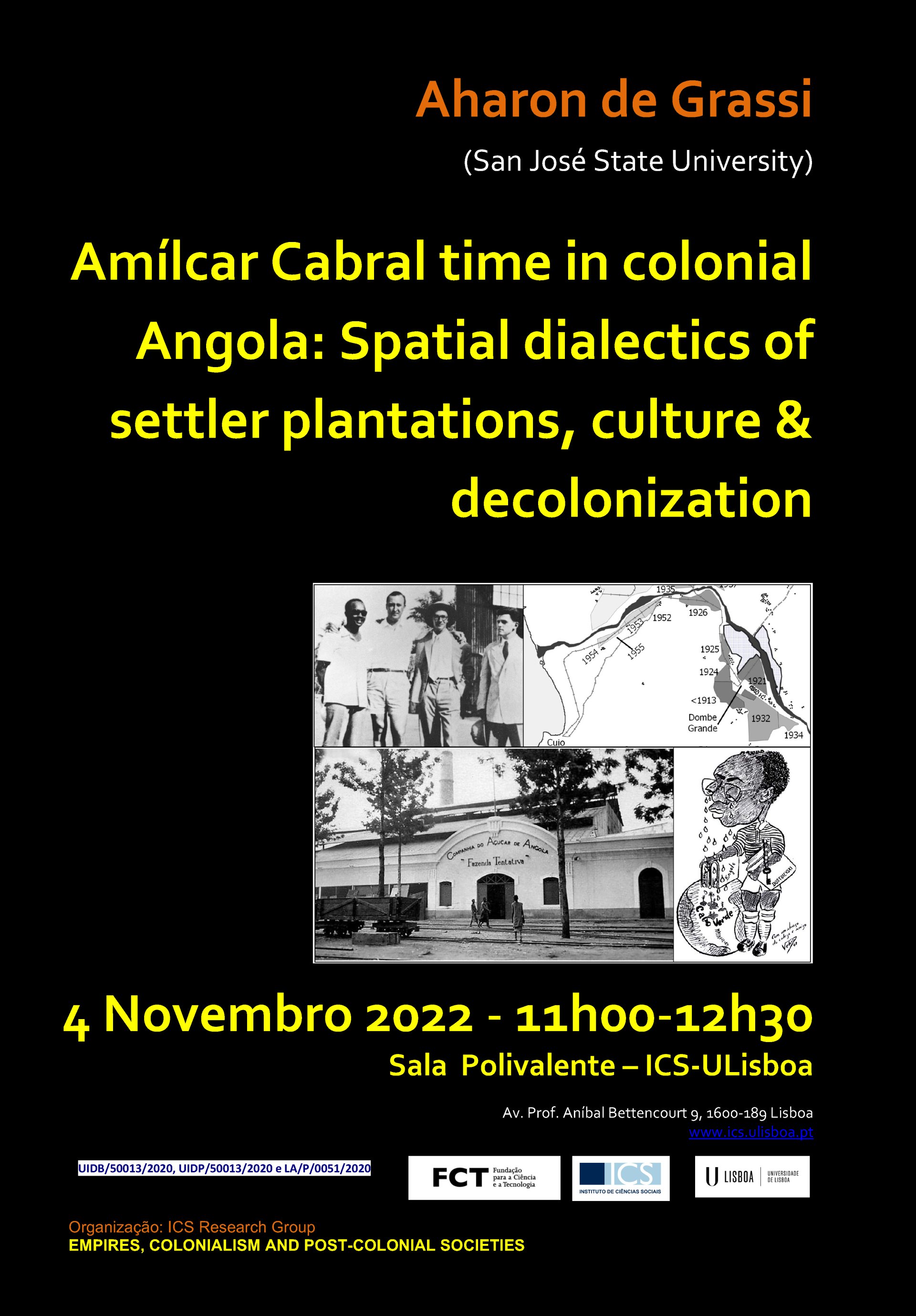 Seminário GI Impérios, Colonialismo e Sociedades Pós-coloniais | ICS