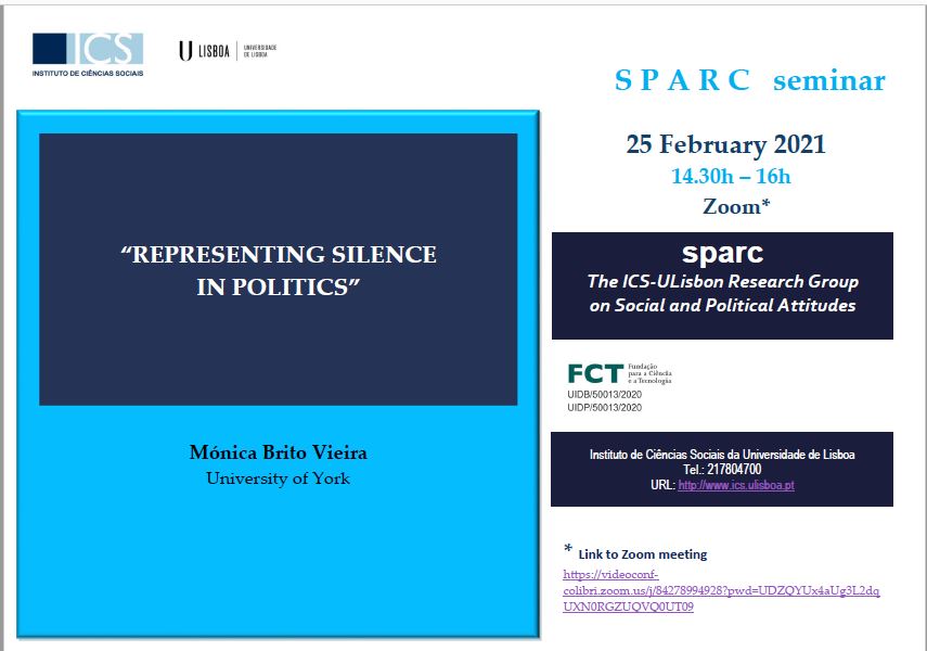 "Representing Silence in Politics” | ICS